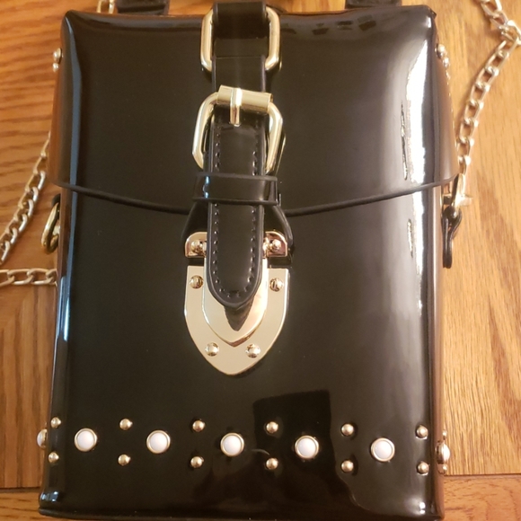 Bags | Black Cube Designer Messenger Bag | Poshmark